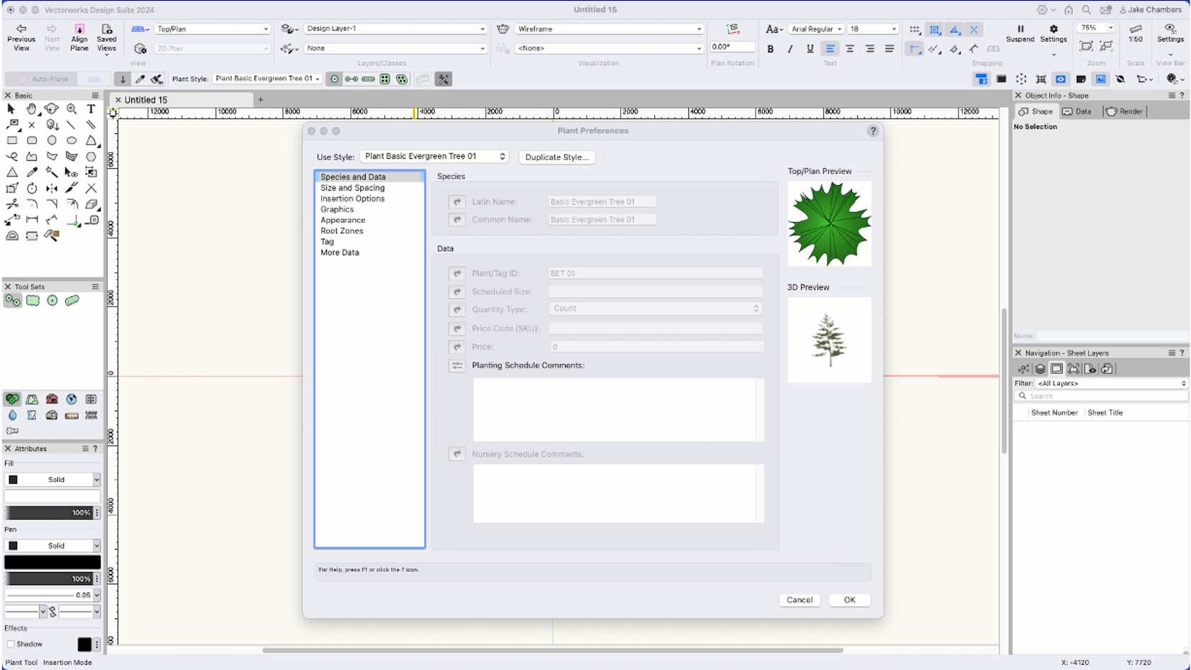 PLANT STYLES AND PREFERENCES LESSON FORMAT 2024 | Vectorworks University